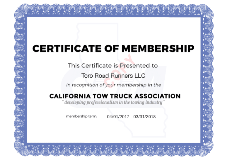 CTTA Membership | Toro Road Runners